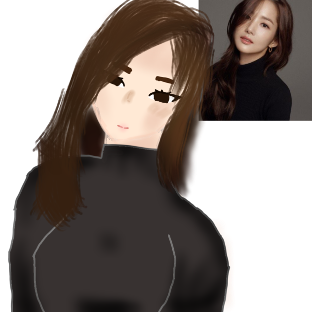 Drawing a juciy Korean gurl - ibisPaint
