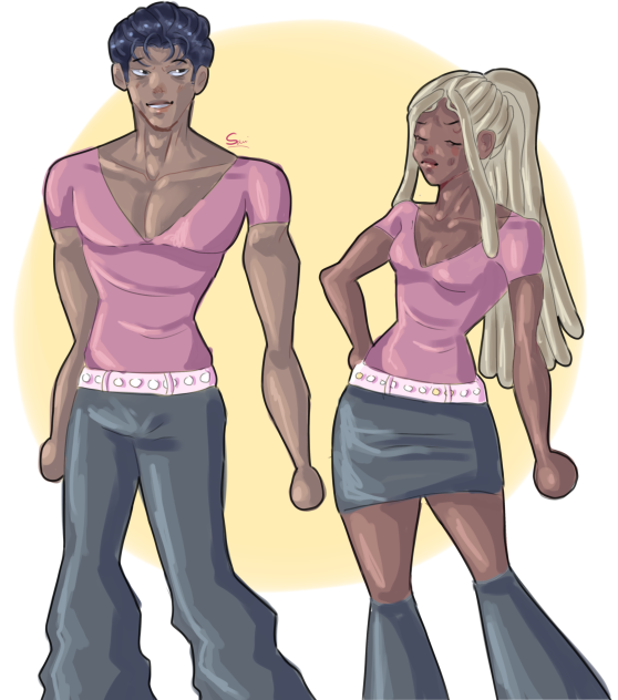 2 of my OC's ! - ibisPaint