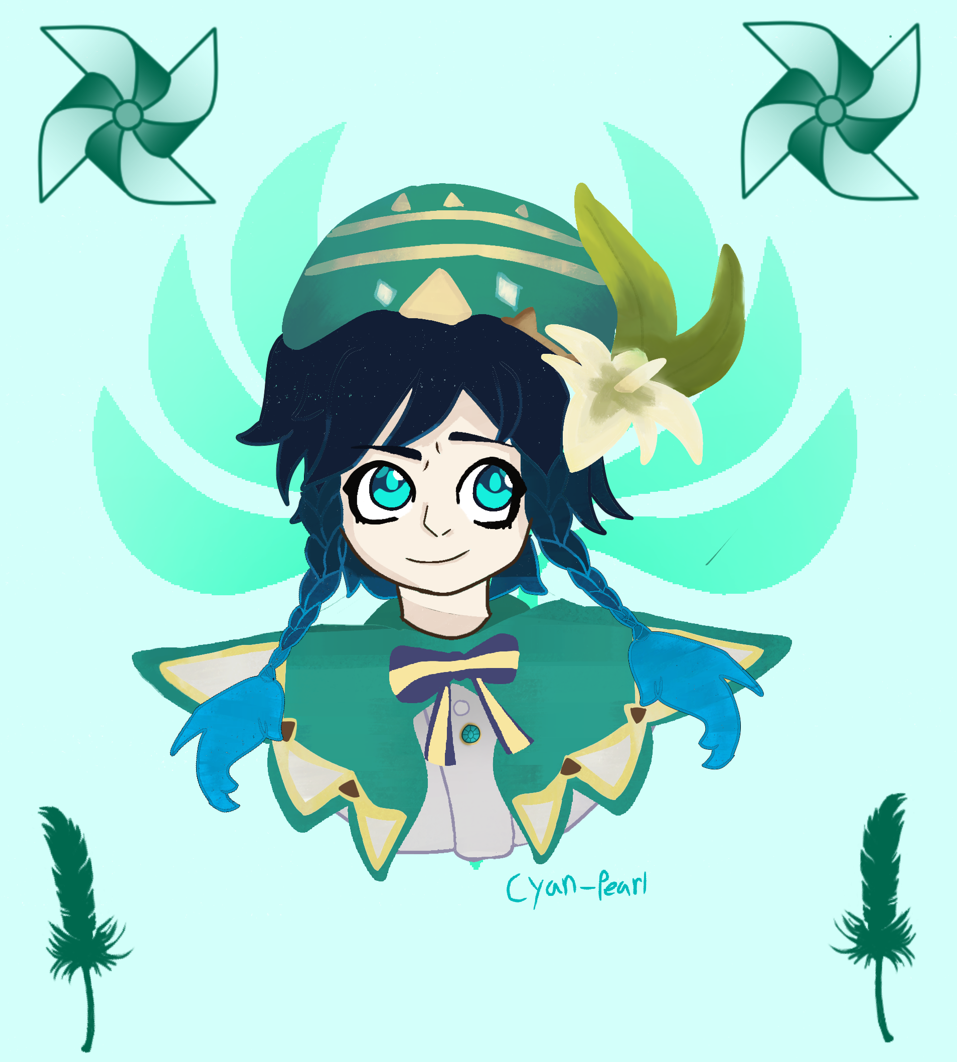 Venti from Genshin Impact - ibisPaint