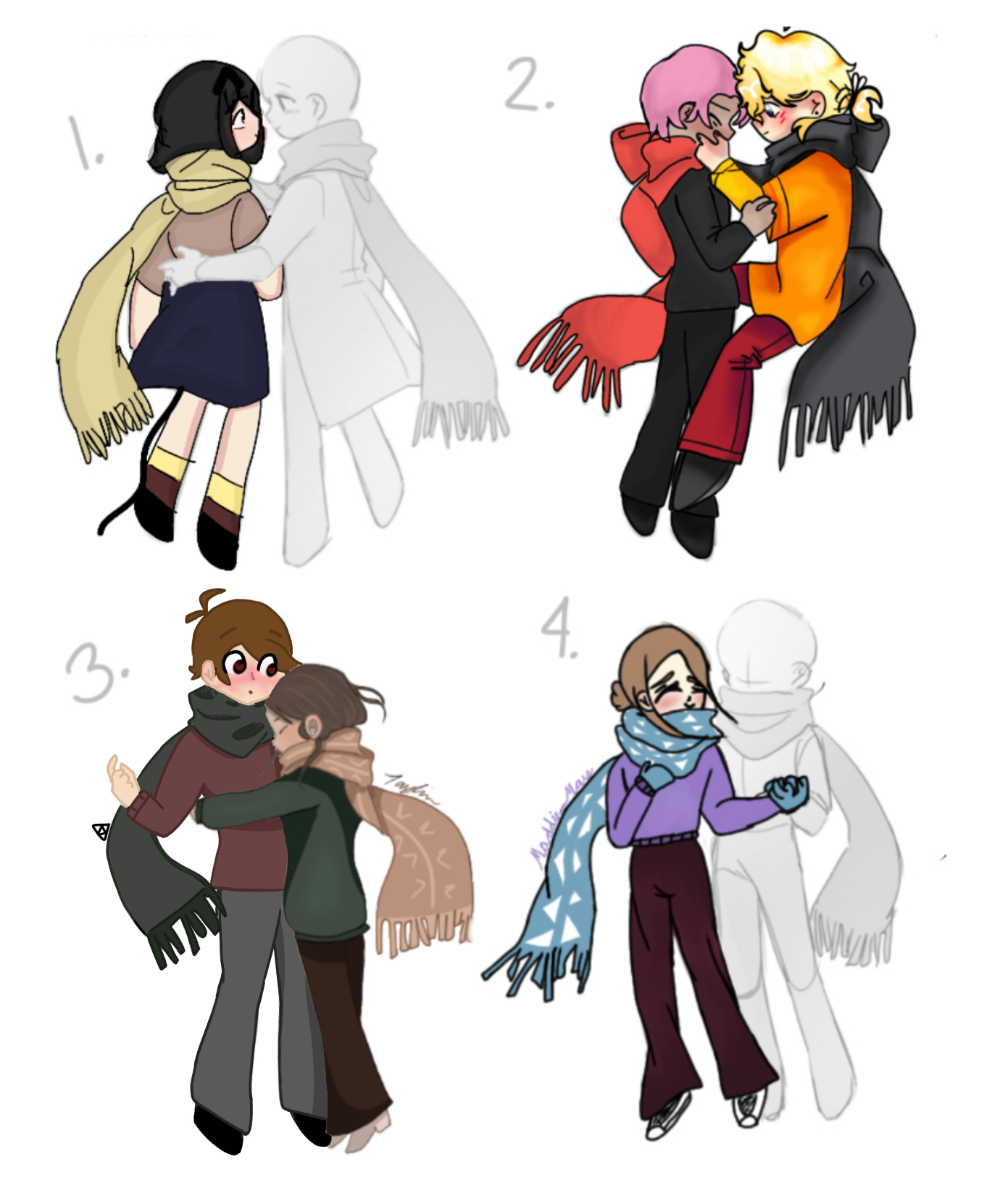 Scarf collab - ibisPaint