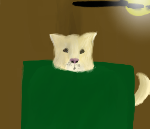 What da cat doing - ibisPaint