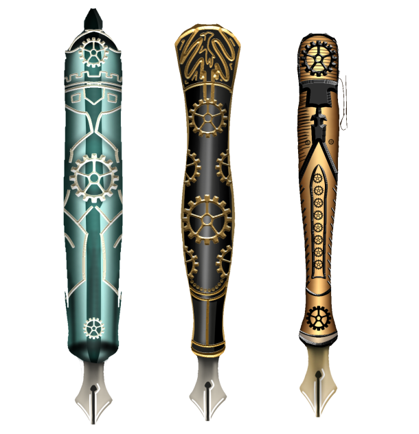 steampunk pen - ibisPaint