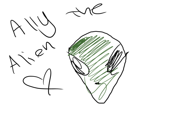 Ally the alien - ibisPaint