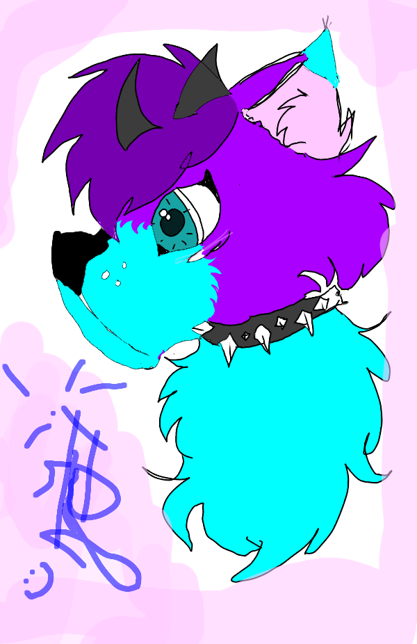 Blueberry wolf speedpaint - ibisPaint
