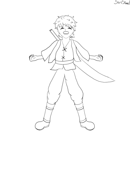 magic power(lineart) - ibisPaint