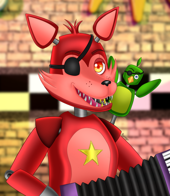 Rockstar Foxy - ibisPaint