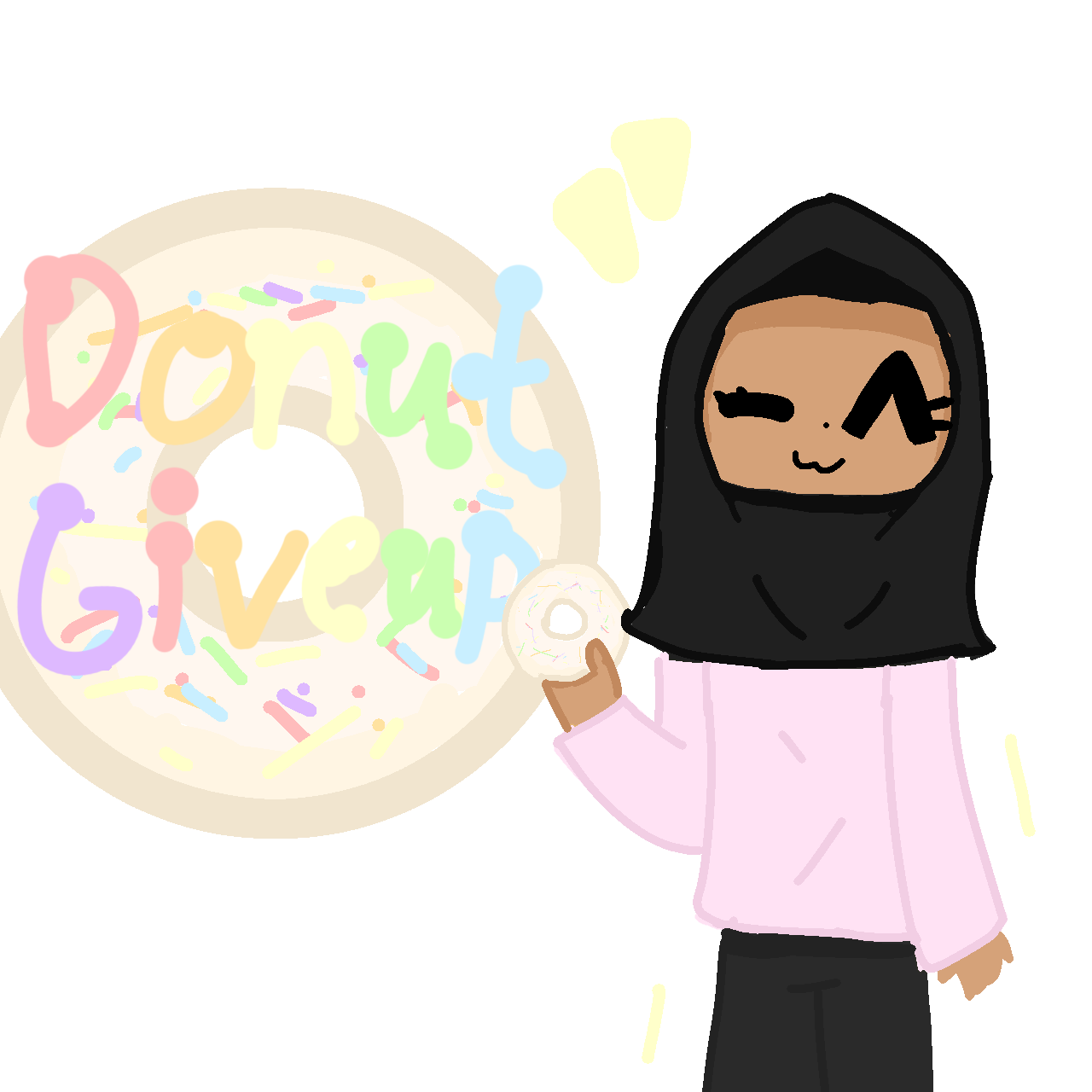 donut give up!!! - ibisPaint