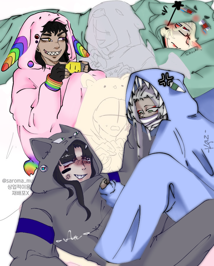 Sleepover collab - ibisPaint