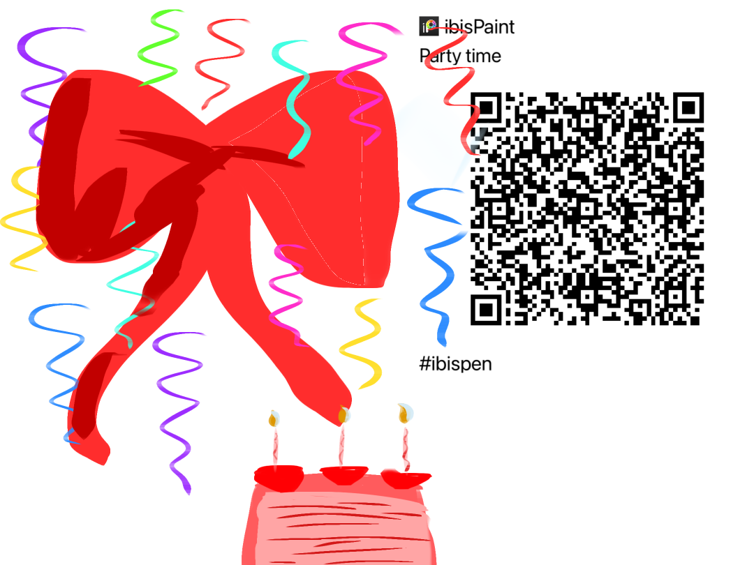 Party time brush - ibisPaint