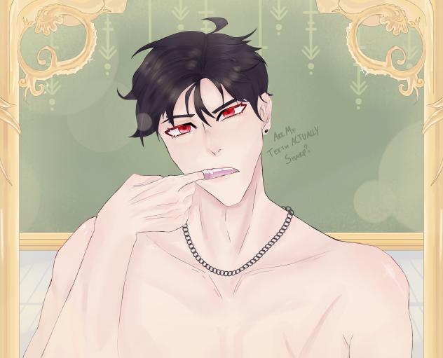 is his teeth sharp🤔 - ibisPaint