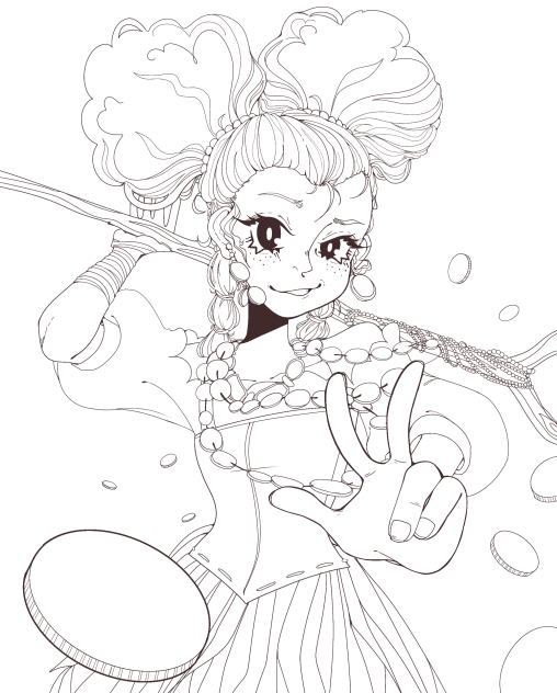 Goldilocks [LineArt] - ibisPaint