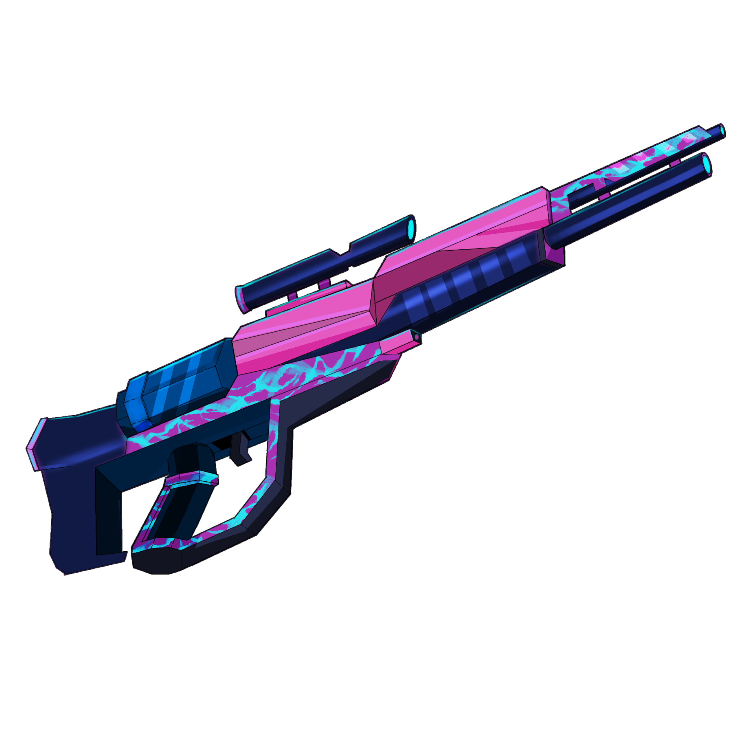 cyber gun - ibisPaint