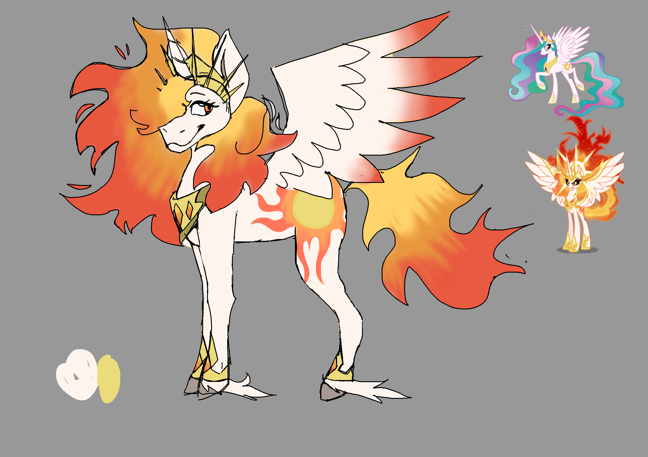 Princess Celestia redesign - ibisPaint