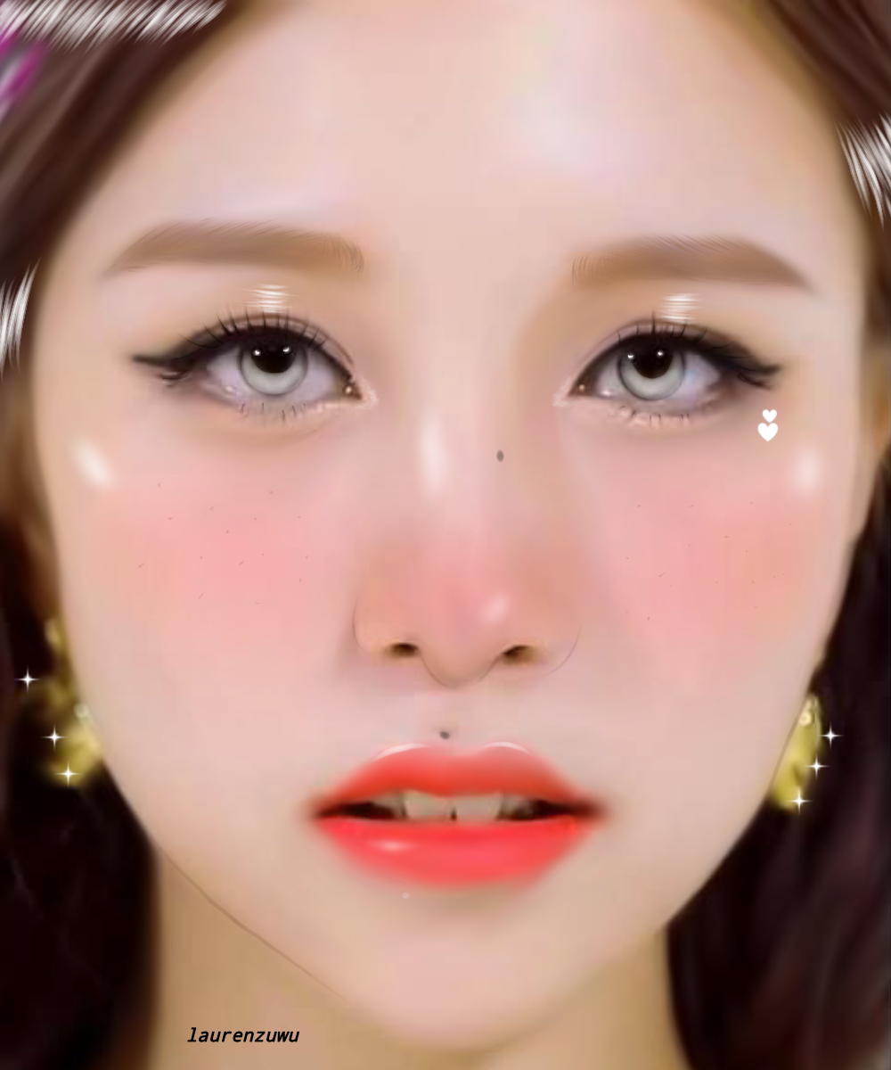 TWICE MINA SMUDGE ART - ibisPaint