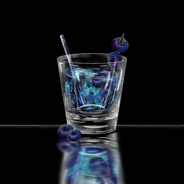 Yummy blueberry drink - ibisPaint