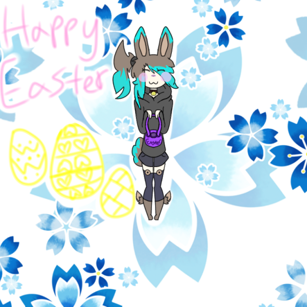 happy easter - ibisPaint