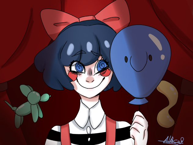Balloon mime 🎈 - ibisPaint