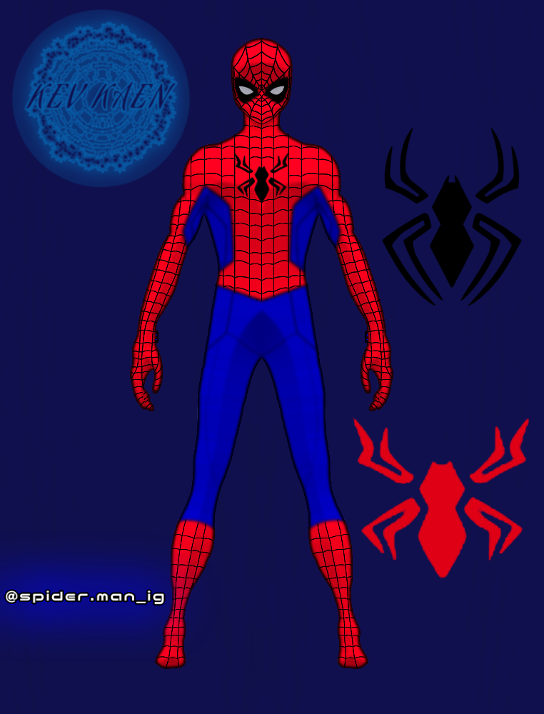 My own Spider-Man suit design - ibisPaint