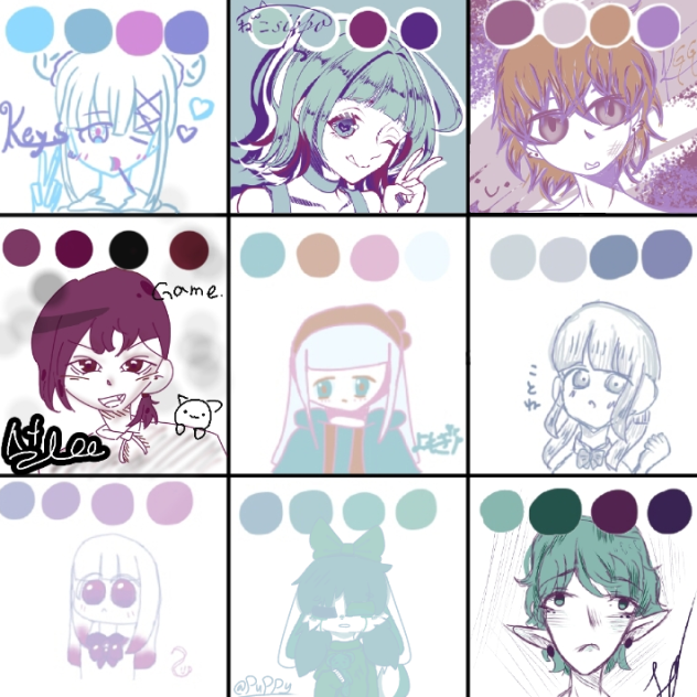 Color collab ewe Meh first one! - ibisPaint