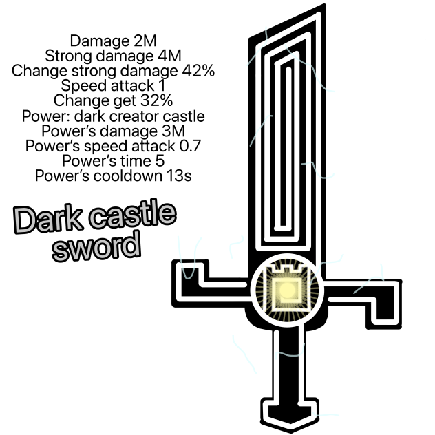 Dark castle sword - ibisPaint