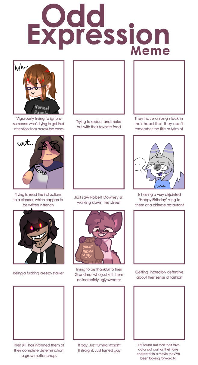 Odd Expression Collab - ibisPaint