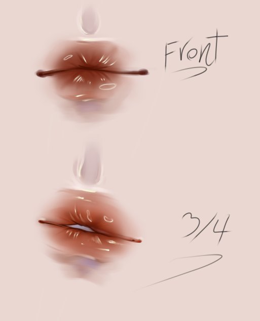 Lips practice - ibisPaint
