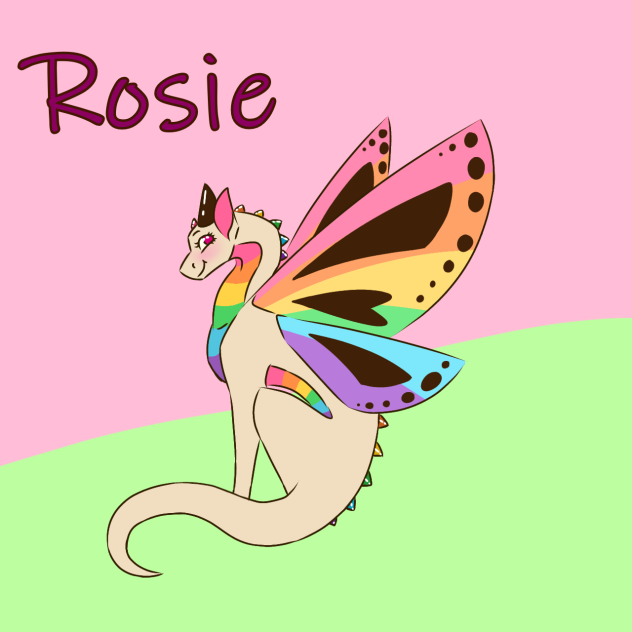 Rosie the bashful dragon fan art - ibisPaint