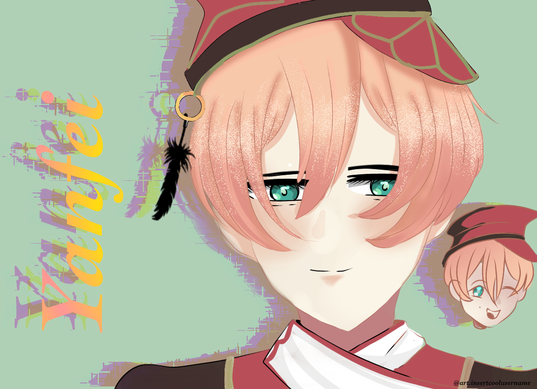 Yanfei genderbend - ibisPaint