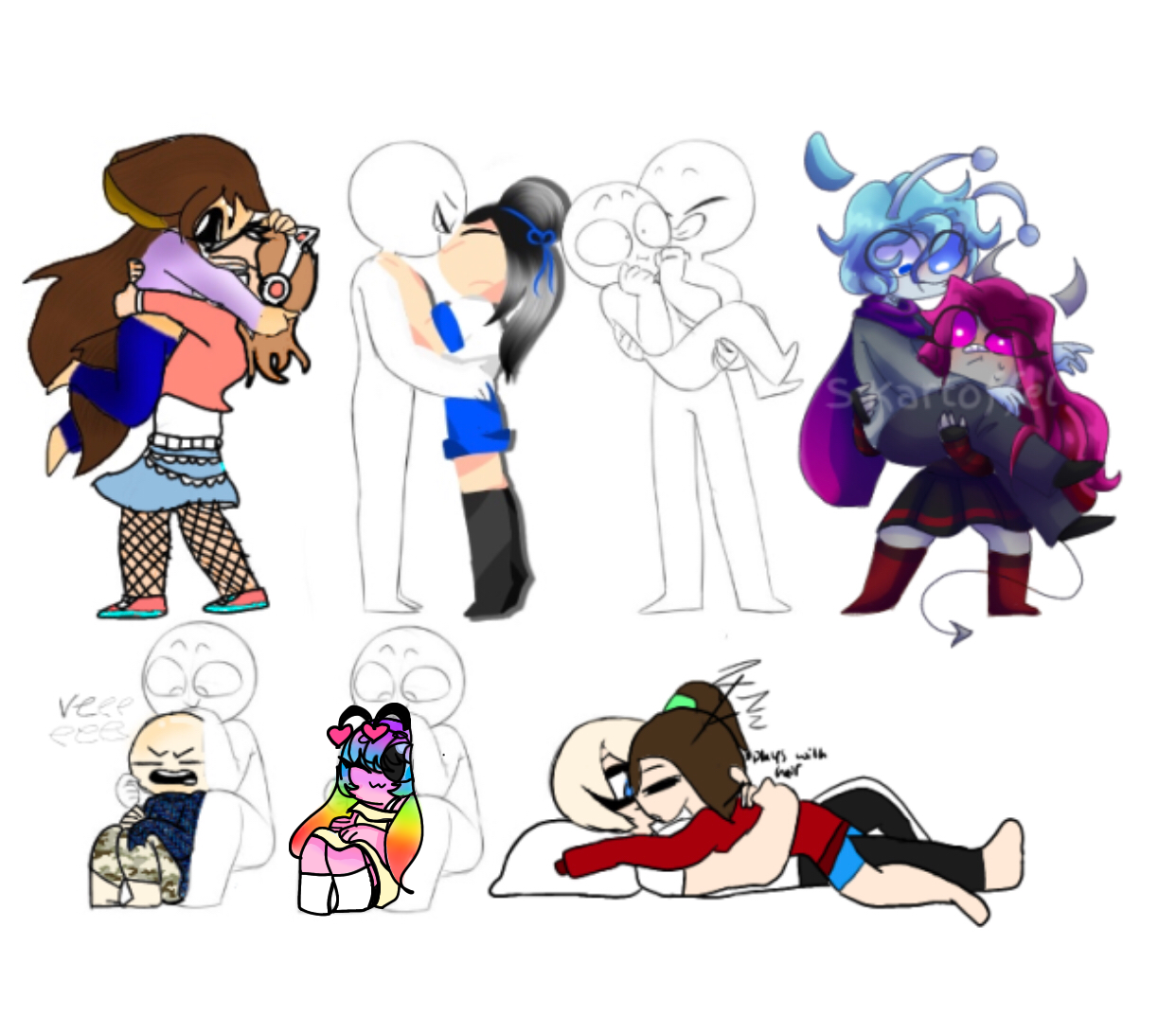 My couple collab part - ibisPaint