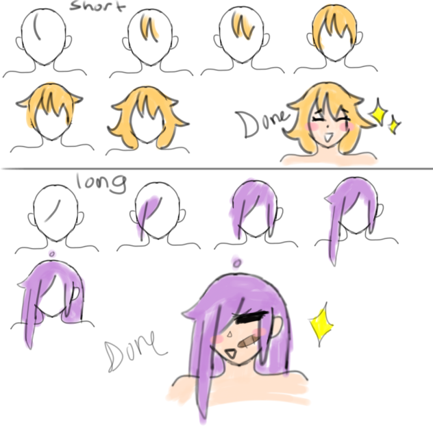 Hair practice - ibisPaint