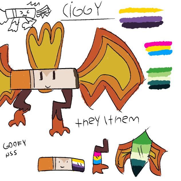 dumb cigarette - ibisPaint