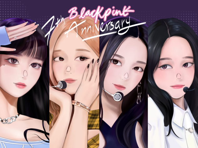 Blackpink 7th Anniversary - ibisPaint
