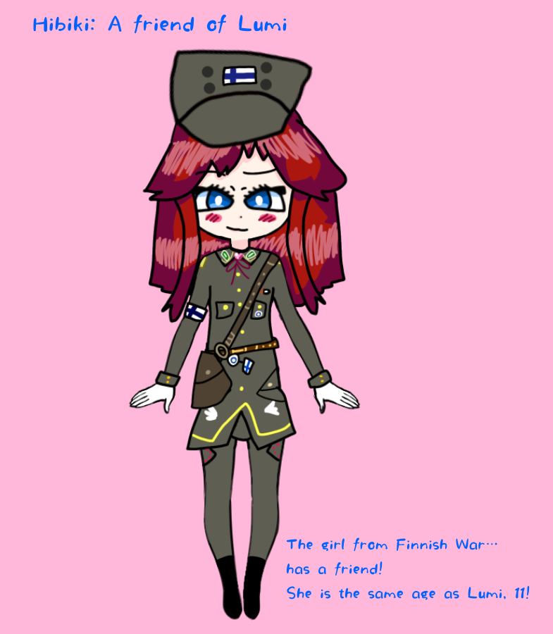 Hibiki, a friend of Lumi “Finnish War…” - ibisPaint