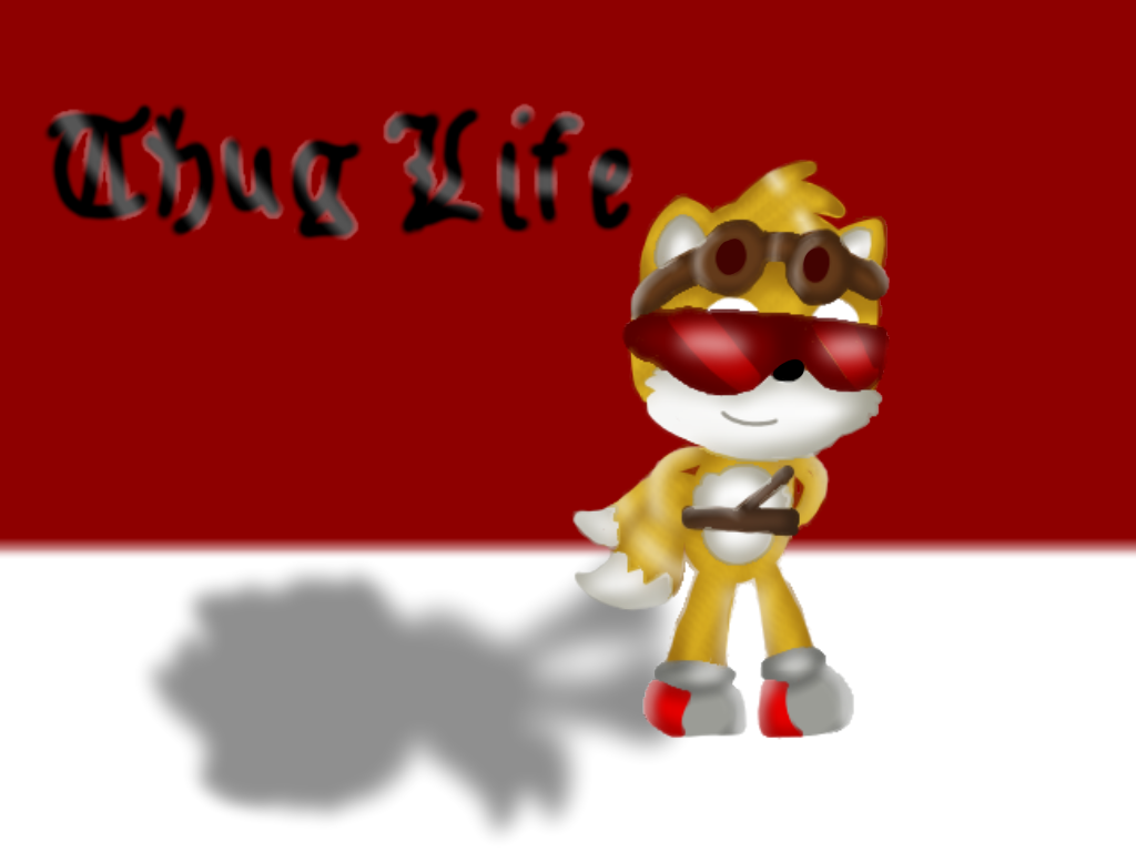 thug life tails - ibisPaint