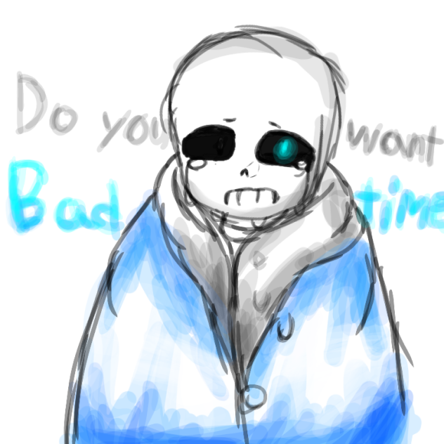 우는샌즈(crying Sans) - ibisPaint