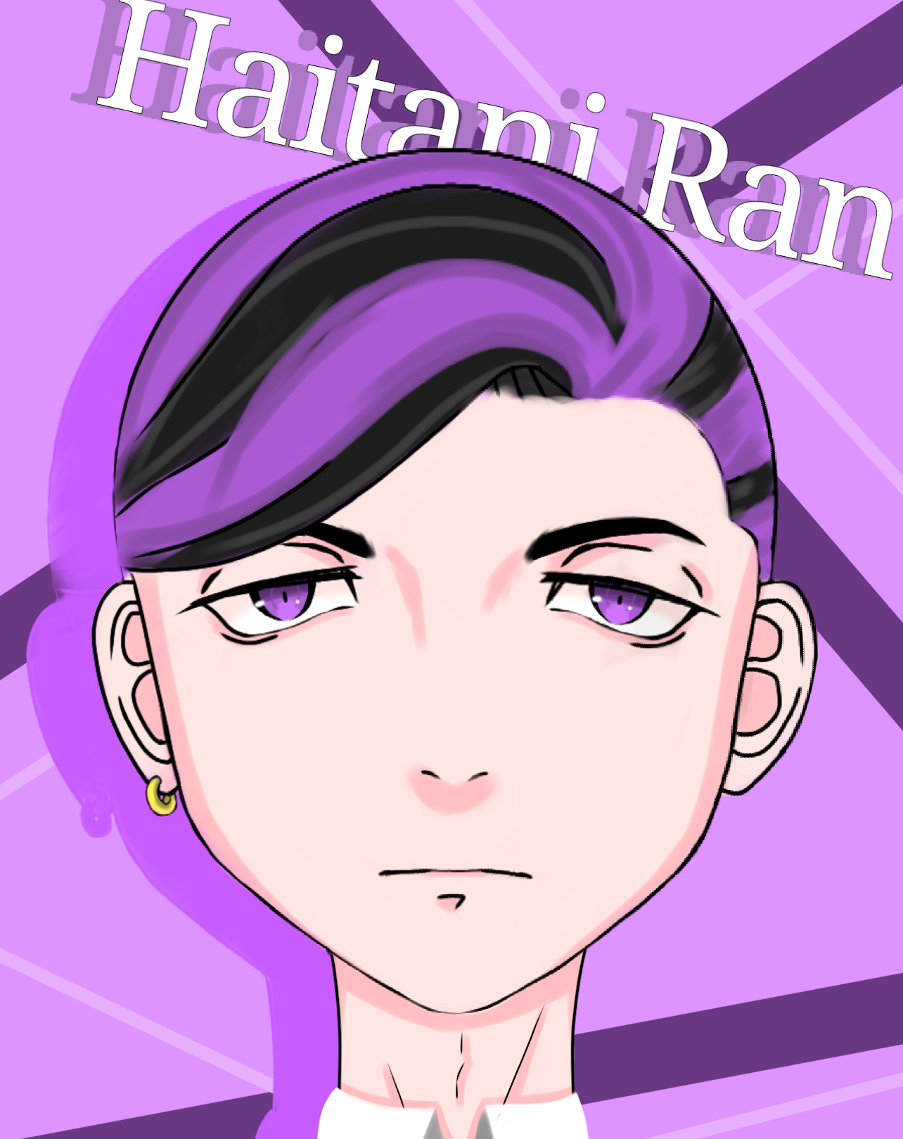 Haitani Ran (fan art) - ibisPaint