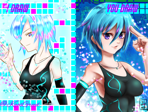 I draw you draw with Rafael.Y.O.Y - ibisPaint