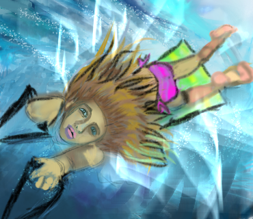 knee boarding - ibisPaint