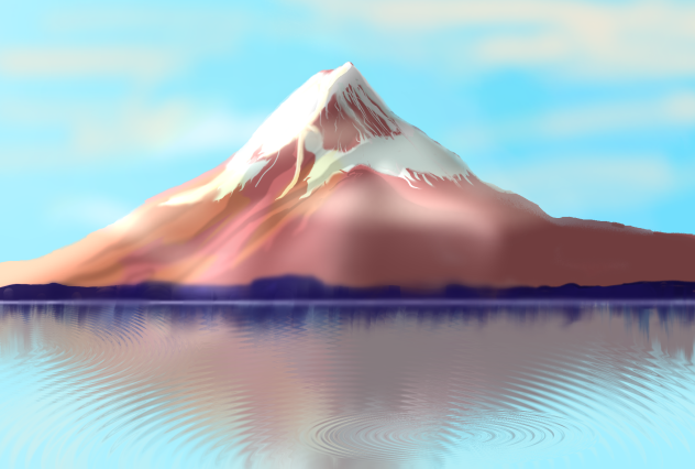 Mountain view - ibisPaint