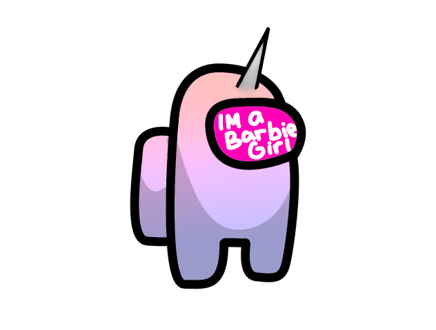 im a barbie unicorn among us - ibisPaint