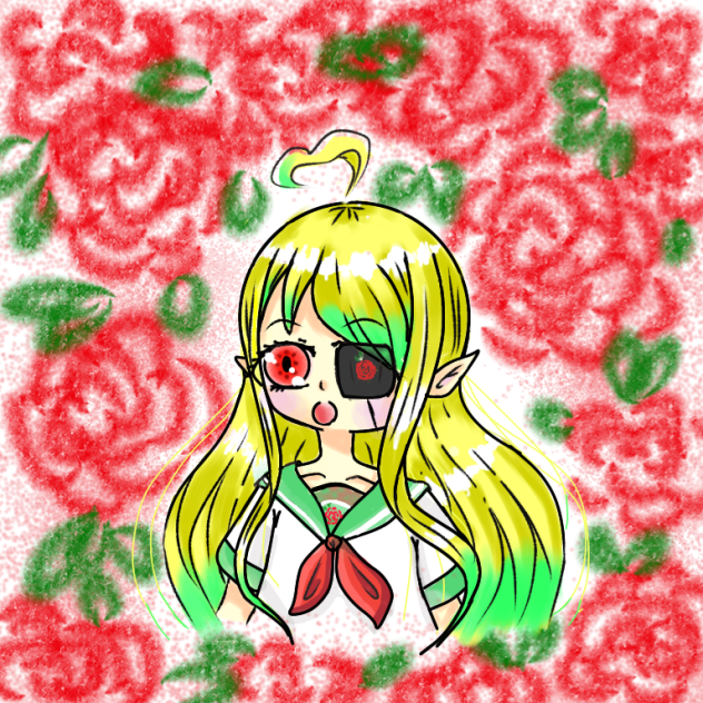 Bông hồng mới nhú - ibisPaint