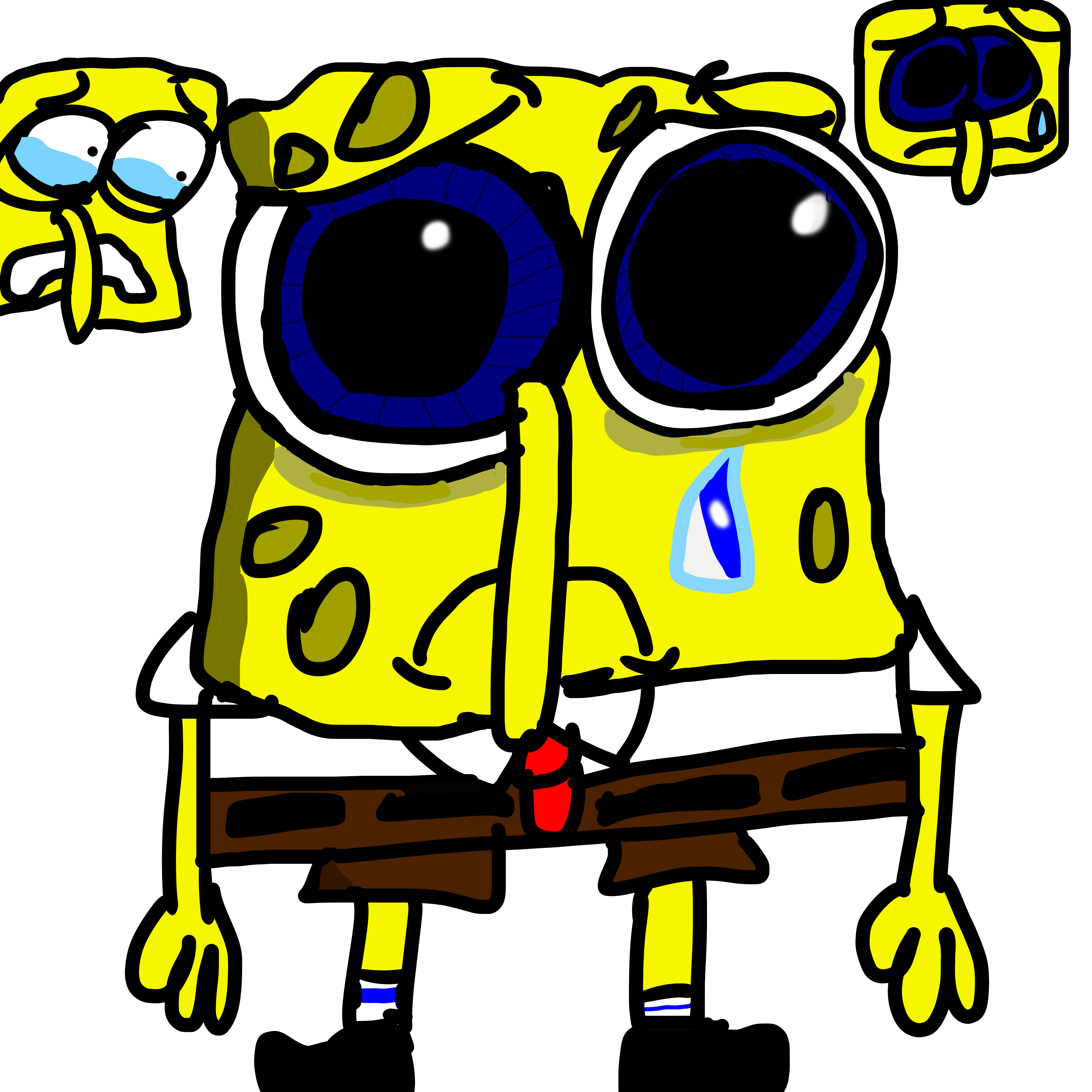 sad spongebob meme - ibisPaint