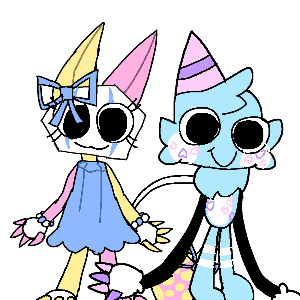 paper craft siblings - ibisPaint