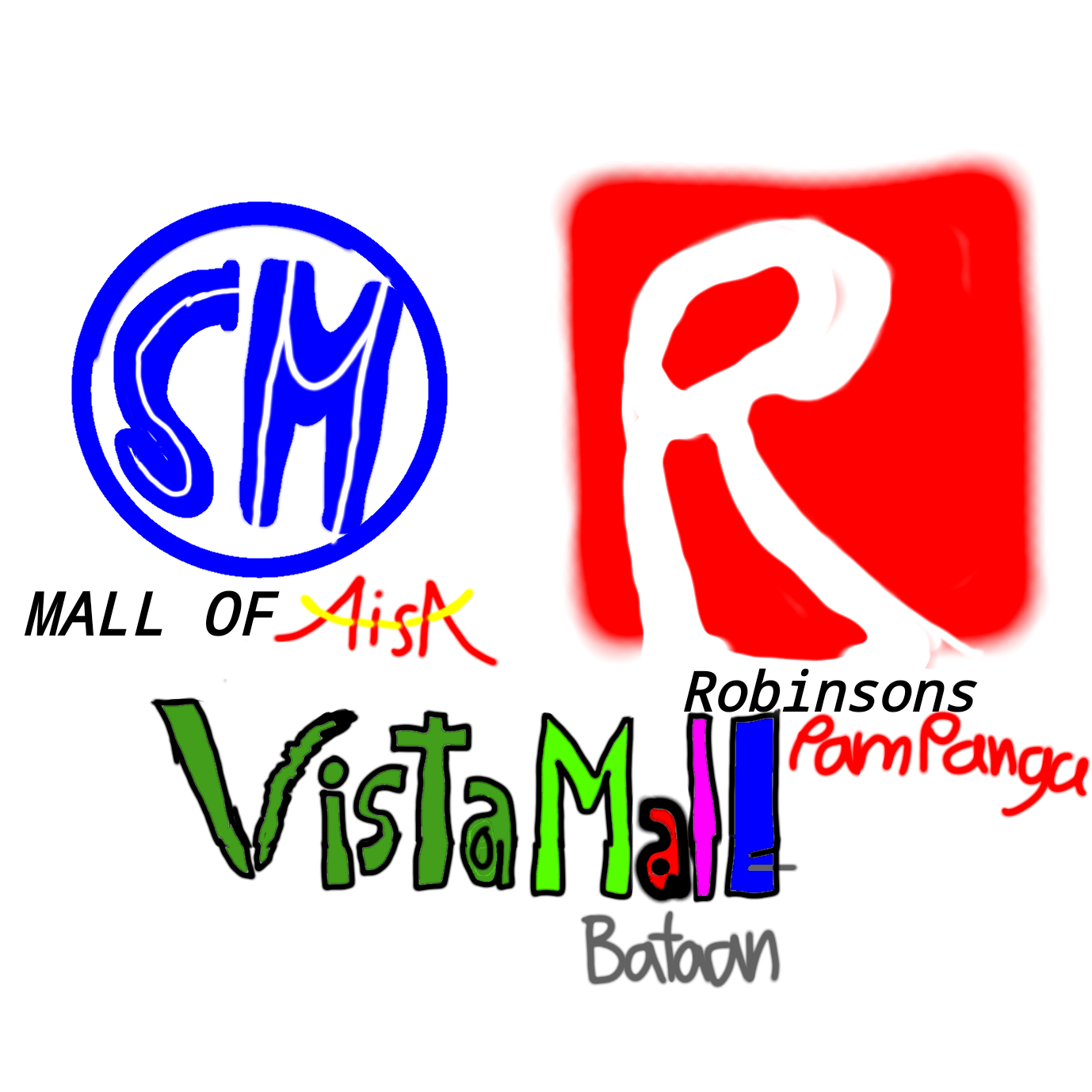 SM Robinsons and vista mall - ibisPaint