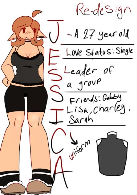 Jessica Re-design (Lazy work) - ibisPaint