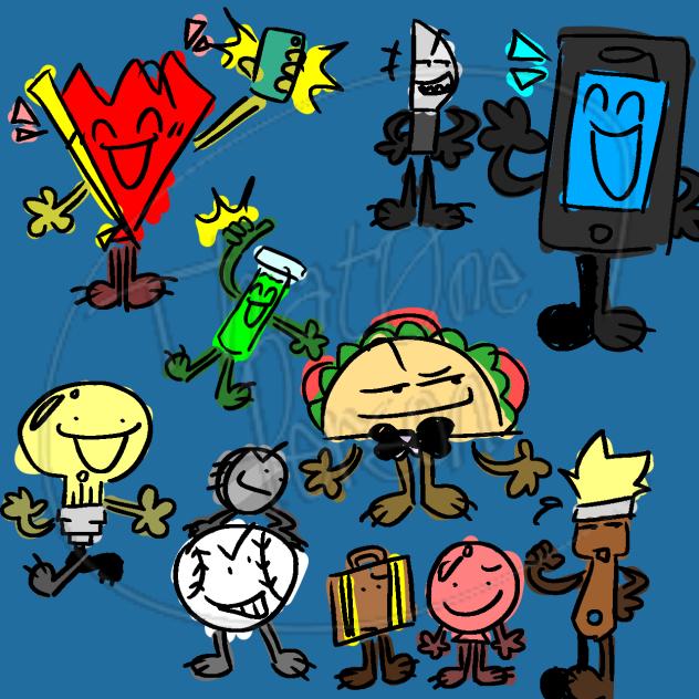 Inanimate Insanity doodles - ibisPaint