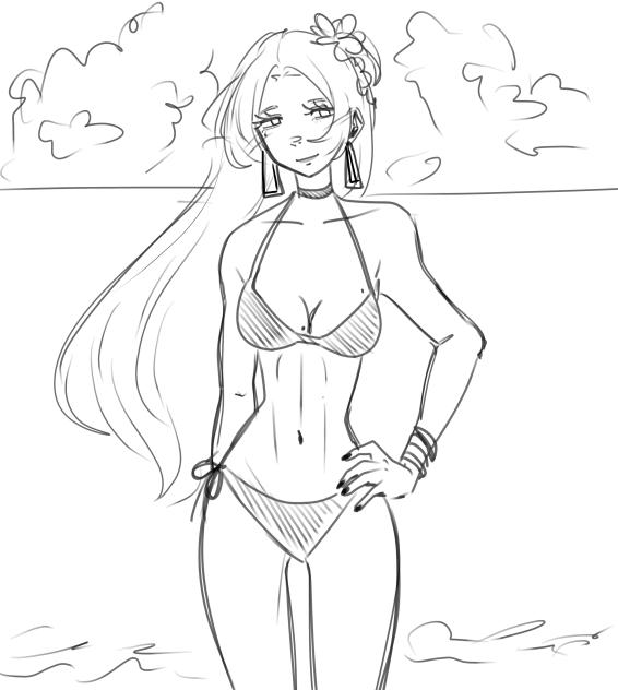 beach photo shoot! - ibisPaint