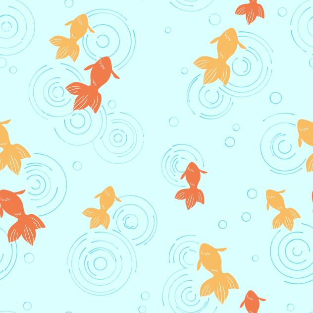 Fish pattern color - ibisPaint