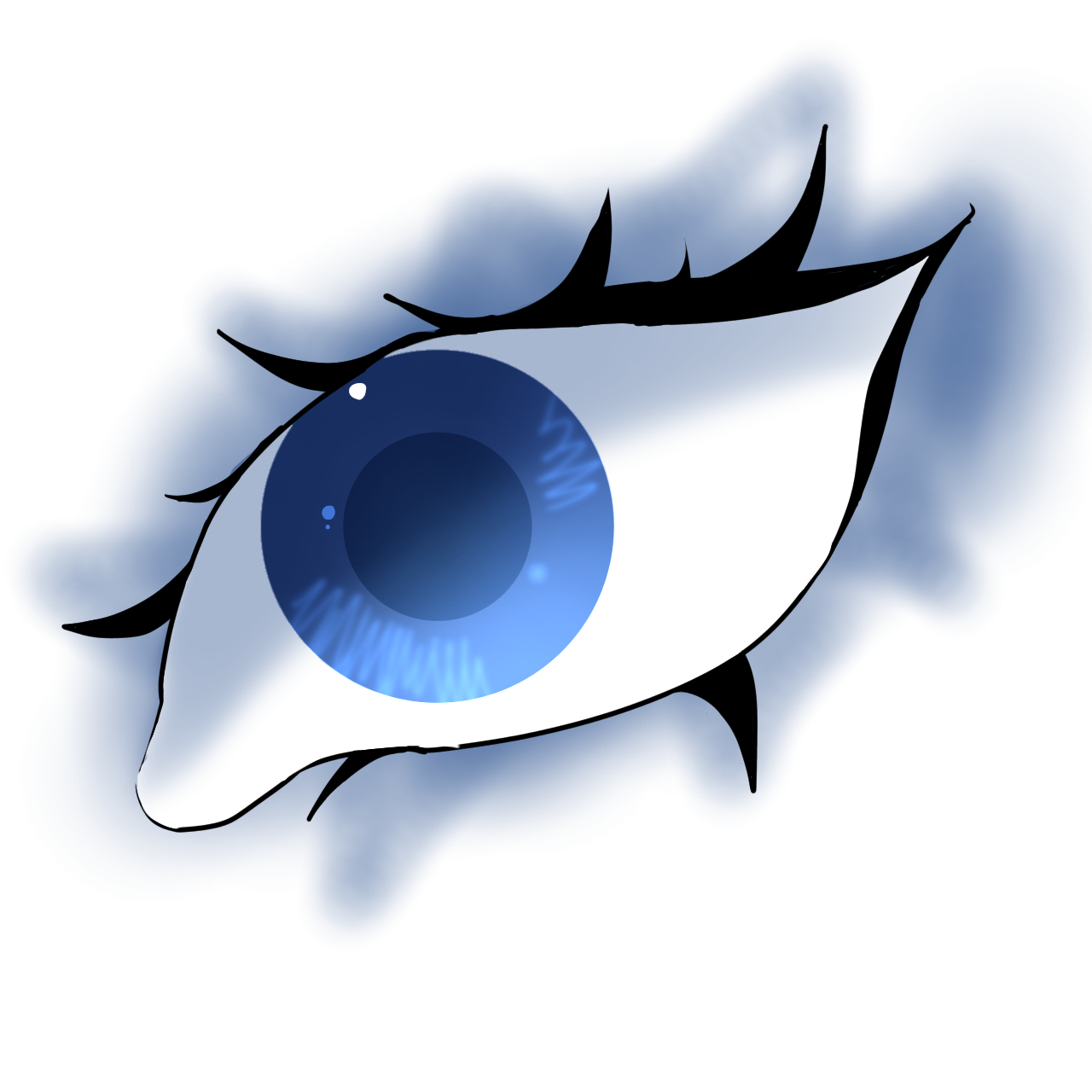 eye dark blue - ibisPaint