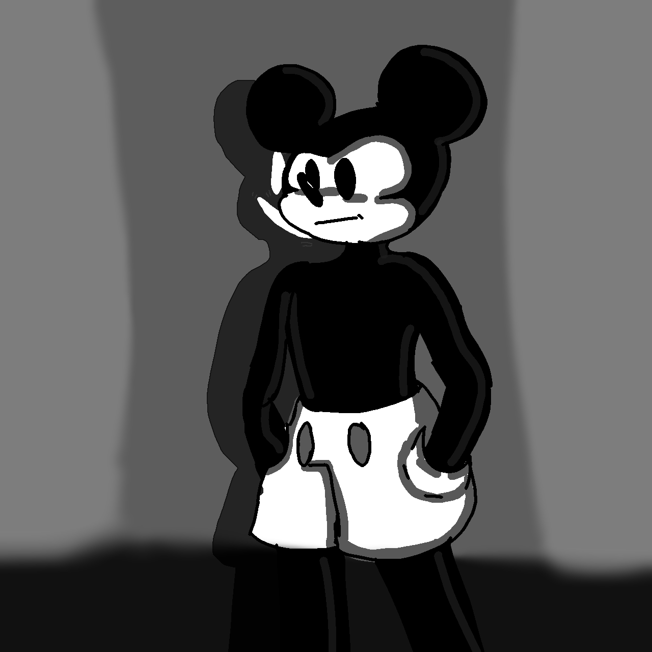 Mickey mouse suicide - ibisPaint
